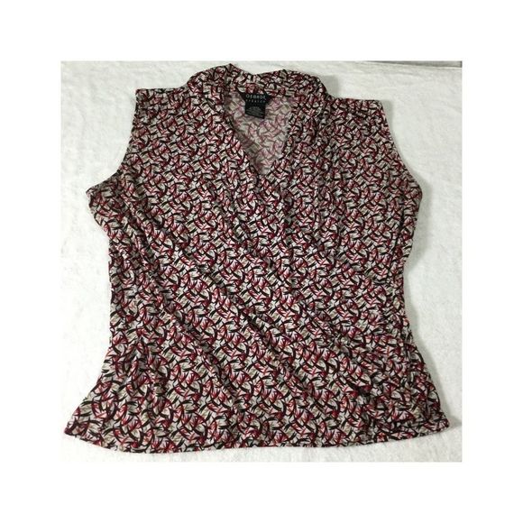 George | Tops | George Stretch Knit Side Draped Gathered Xl Top | Poshmark